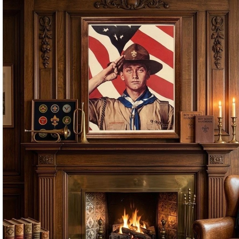 Norman Rockwell | Art | Norman Rockwell Boy Scouts Of America Our Scout ...